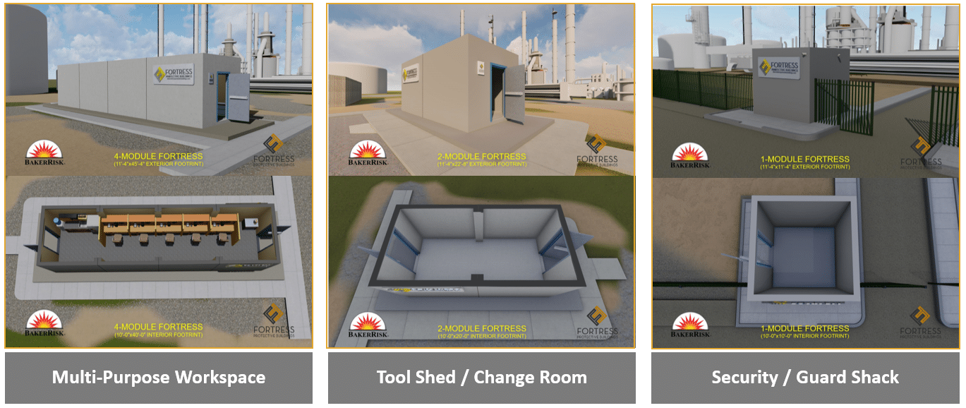Flexible Floorplans Tailored to Your Needs | FORTRESS Protective Buildings